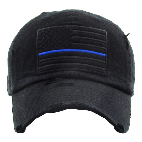 KBETHOS | Accessories | Nwt Thin Blue Line Baseball Cap Multiple C ...